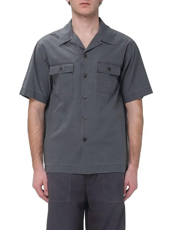 MAISON MARGIELA Cotton Casual Shirt - Grey