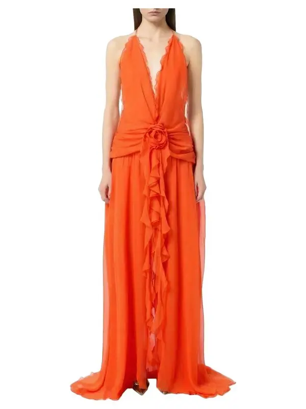Blumarine Maxi Dress - Orange
