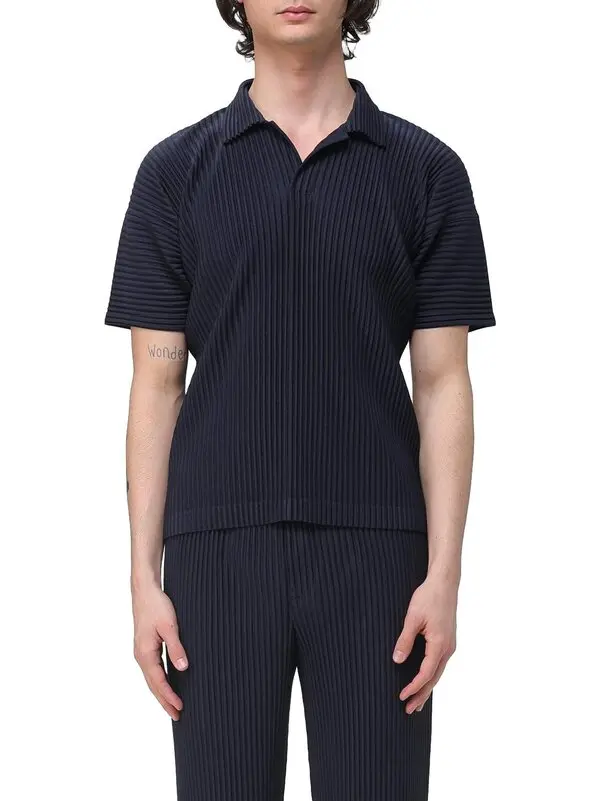 Issey Miyake Polo Shirt - Blue