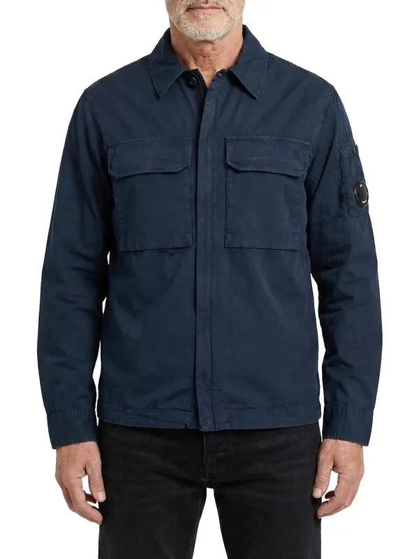 C.P. COMPANY Cotton Overshirt - Blue