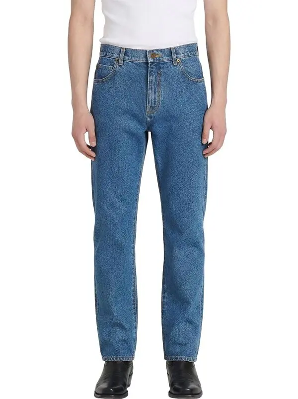 Balmain Straight Leg Jeans - Blue