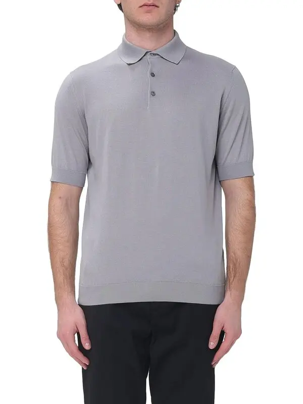 LARDINI Polo Shirt - Grey