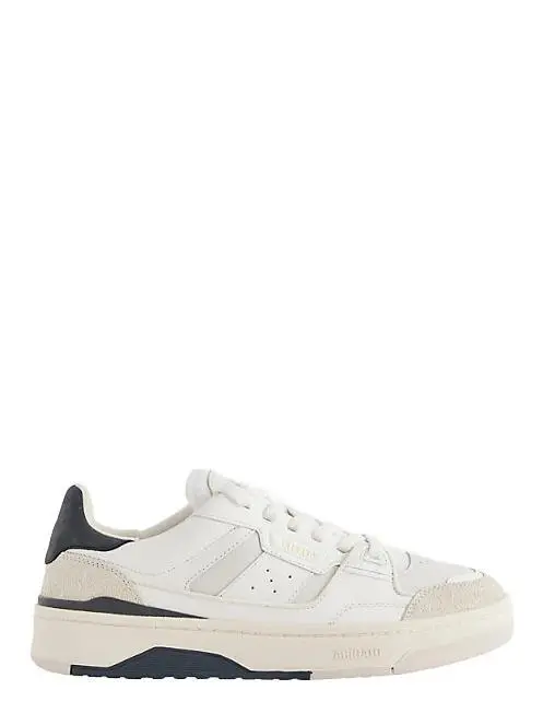 Axel Arigato Clay Leather And Suede Trainers - White/comb