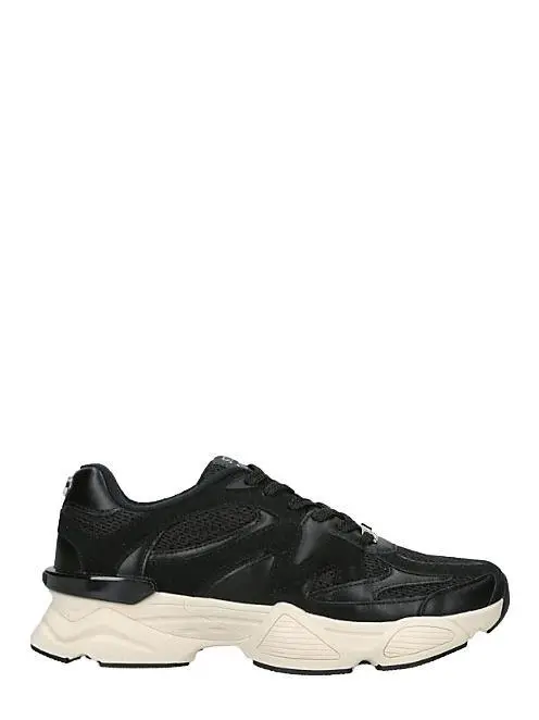 Steve Madden Speeder Woven Trainers - Black