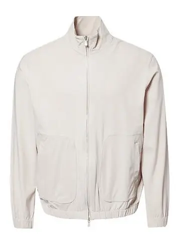 Eleventy Tech Stretch Zipped Woven Jacket - Sand