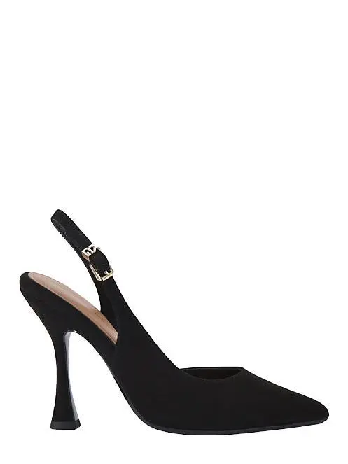 Kurt Geiger Aria 2 Slingback Suede Courts - Black