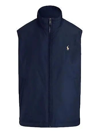 Polo Ralph Lauren Logo-embroidered Shell Gilet - Collection Navy