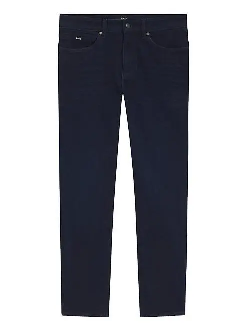 BOSS Delaware Slim-fit Stretch-denim Jeans - Navy