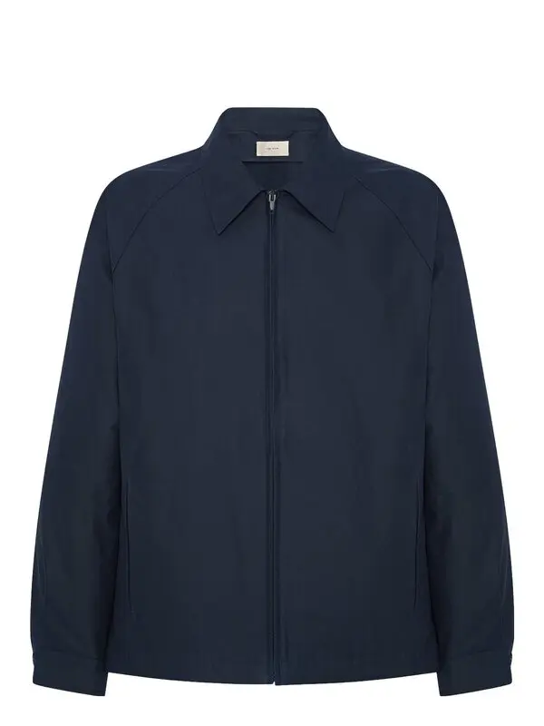 THE ROW Primo Jacket In Cotton And Cashmere - Anthracite