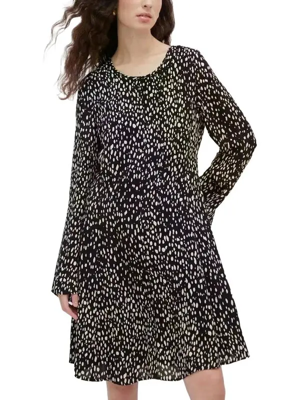 Marc O'polo Printed Mini Dress - Black