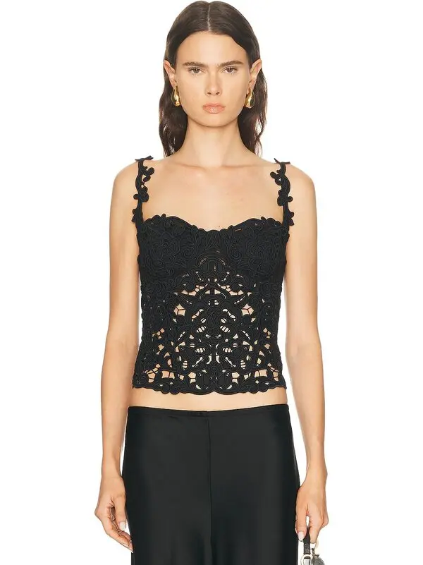 Cult Gaia Zaire Top - Black