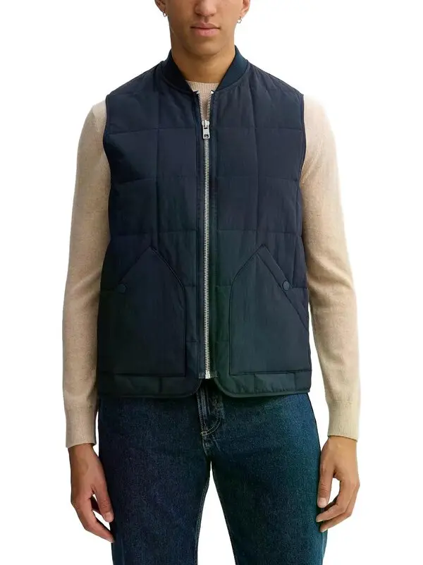Marc O'polo Quilted Water-repellent Jacket - Blue