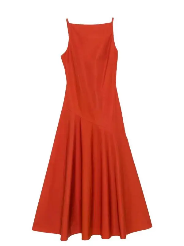 Adam Lippes Ren Midi Dress - Orange