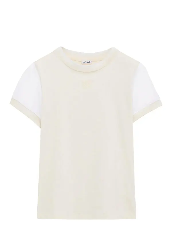 Loewe Stretch-cotton Anagram T-shirt - Yellow