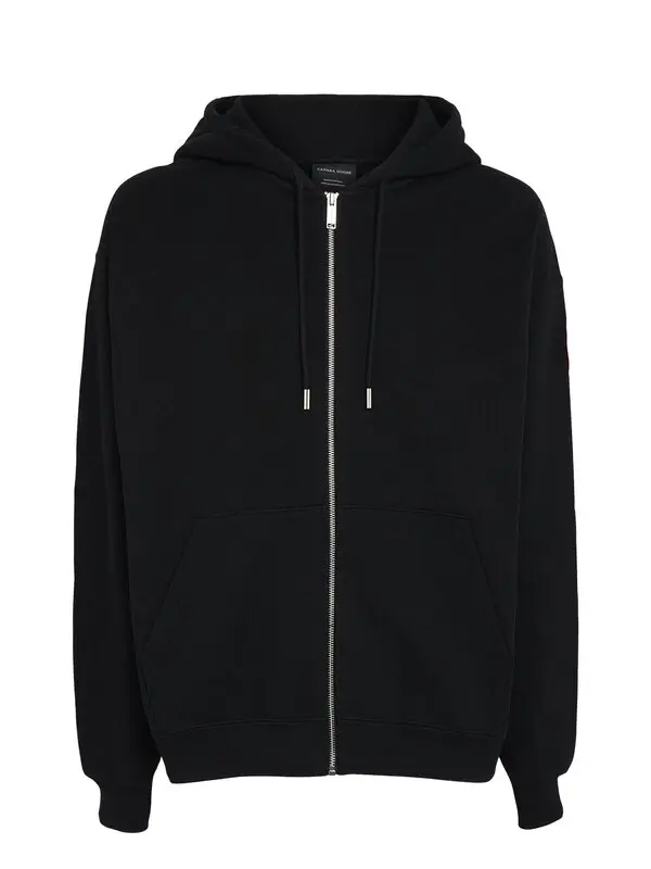 Canada Goose Organic Cotton Rove Zip-up Hoodie - Black