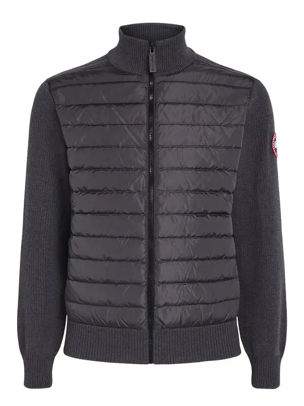 Canada Goose Down-merino Wool Hybridge Puffer Jacket - Grey