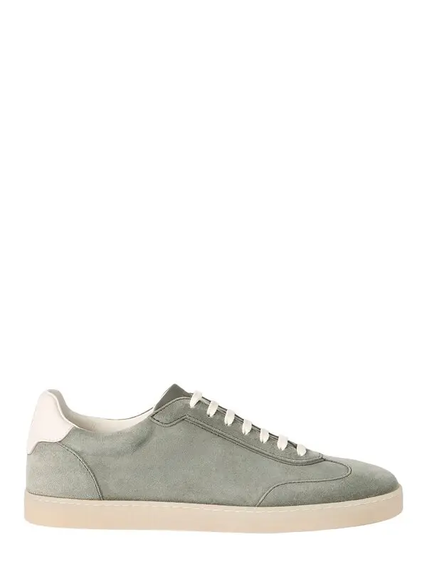 Brunello Cucinelli Suede Low-top Sneakers - Green
