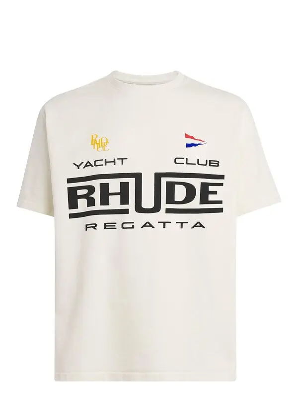 Rhude Cotton Yacht Club T-shirt - White