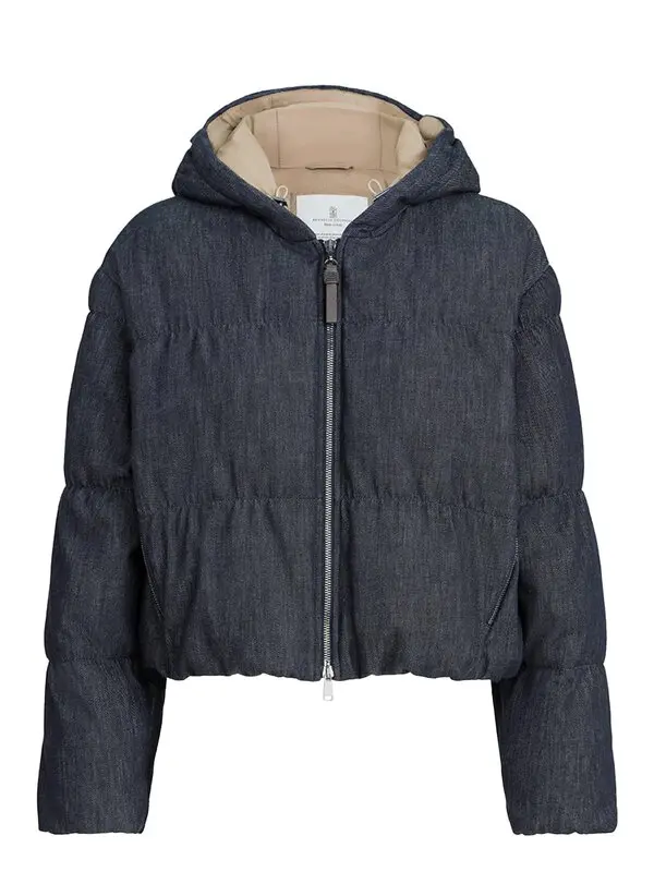 Brunello Cucinelli Padded Jacket - Blue
