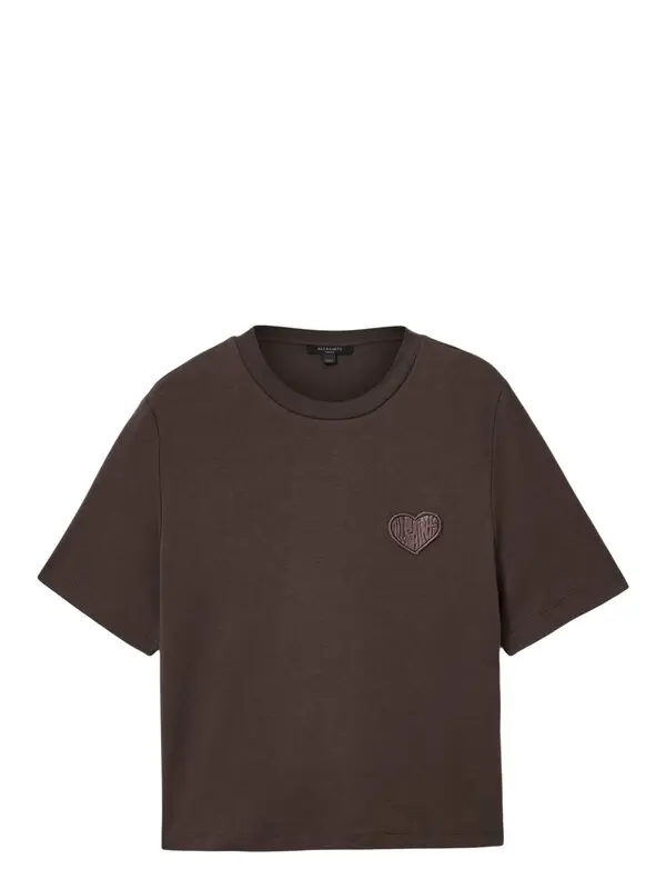 ALLSAINTS Organic Cotton Lover T-shirt - Brown