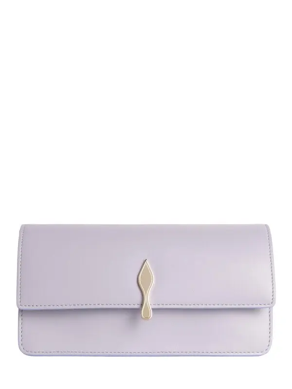 CHRISTIAN LOUBOUTIN Betina Mini Leather Cross-body Bag - Purple