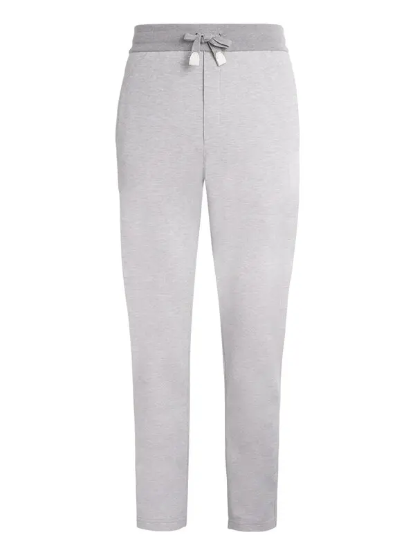 Brioni Cotton-blend Sweatpants - Grey