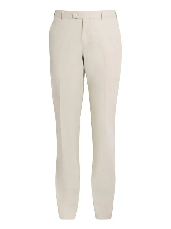 Brioni Wool Tailored Trousers - Nude