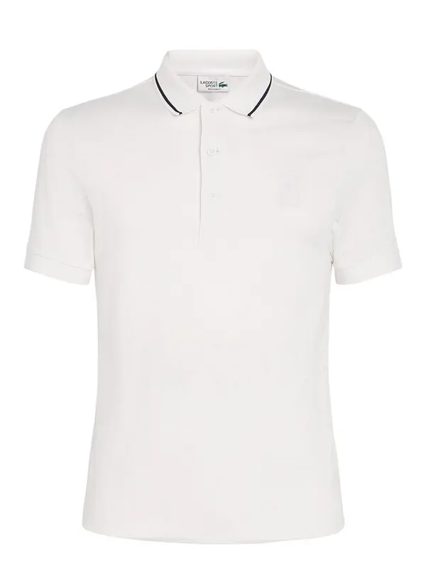 Lacoste Tennis Heritage Ultra-dry Stretch Polo Shirt - White