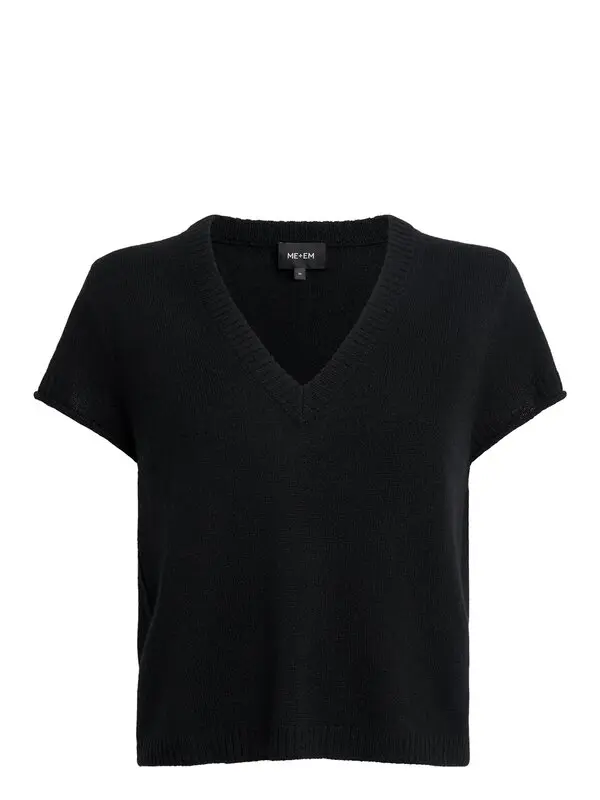 ME+EM Cashmere Baby T-shirt - Black