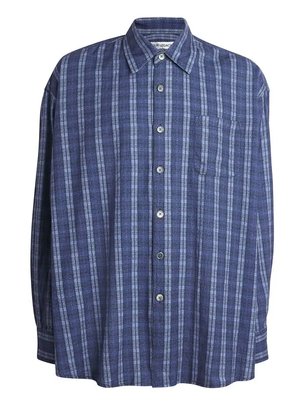 Our Legacy Borrowed Shirt - Blue