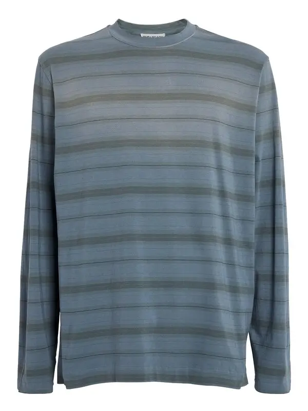 Our Legacy Cotton Long-sleeve Stripe T-shirt - Blue