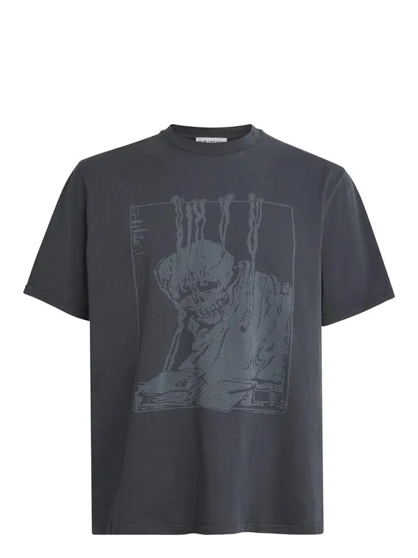 Our Legacy Cotton Box Graphic T-shirt - Black