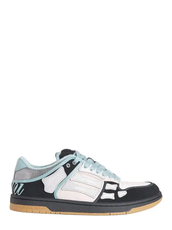 Amiri Skel Top Low Sneakers - Black