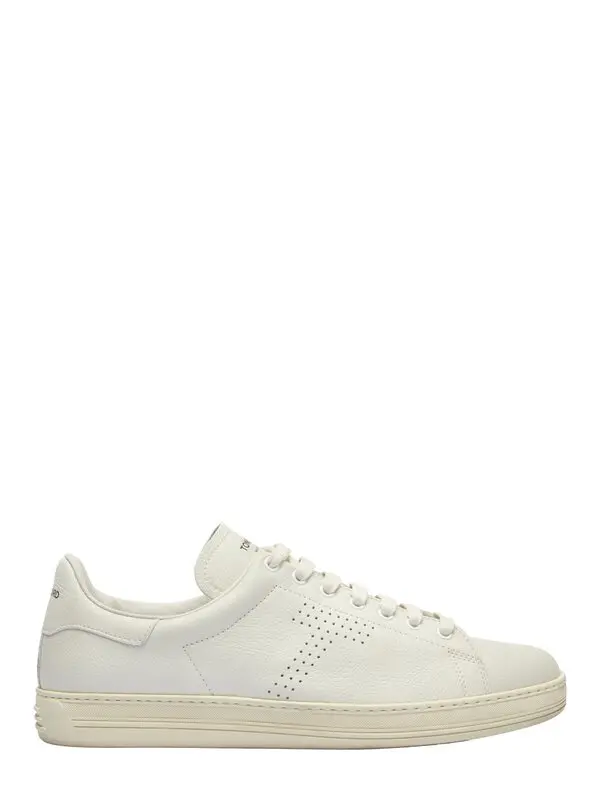 TOM FORD Leather Warwick Sneakers - Neutral