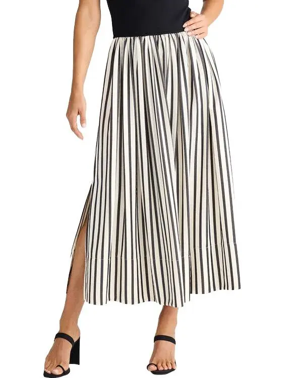 BRAVE+TRUE Daphne Sleeveless Maxi Dress - Black Stripe