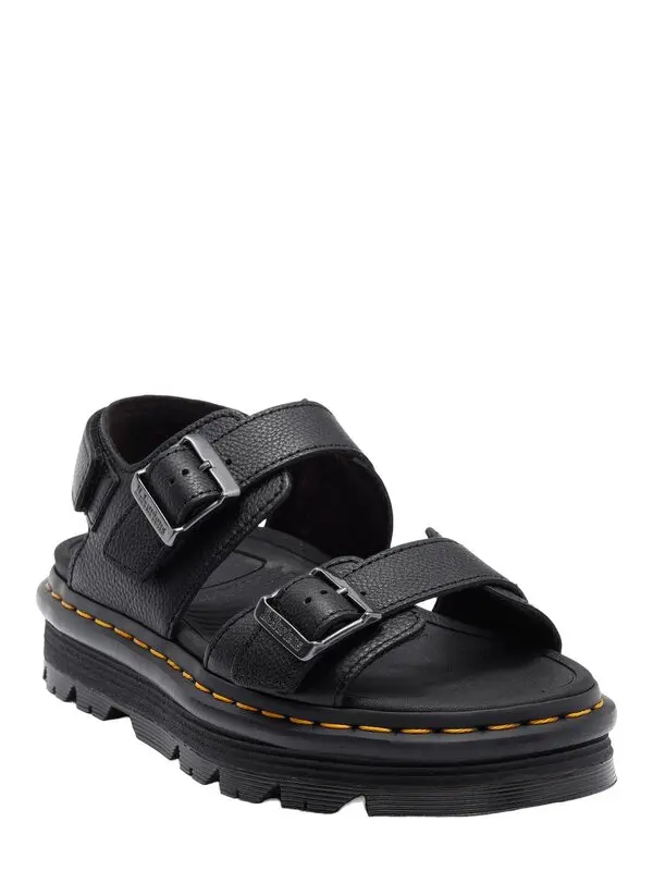 Dr. Martens Suede Sandals - Black