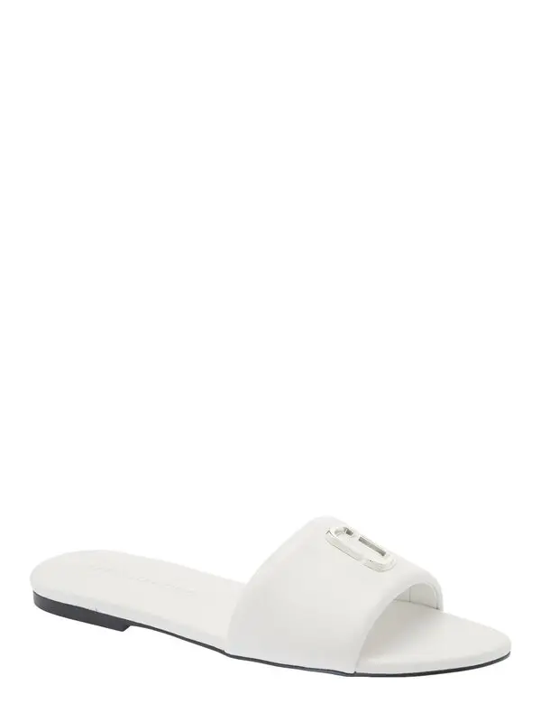Marc Jacobs The Snapshot Slide Sandal - Bright White