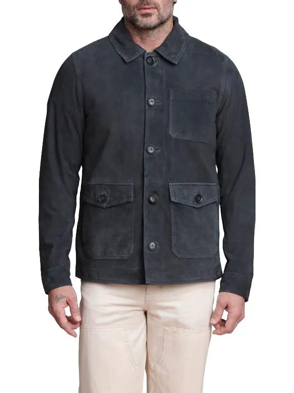 Bagatelle Suede Barn Jacket - Dusk