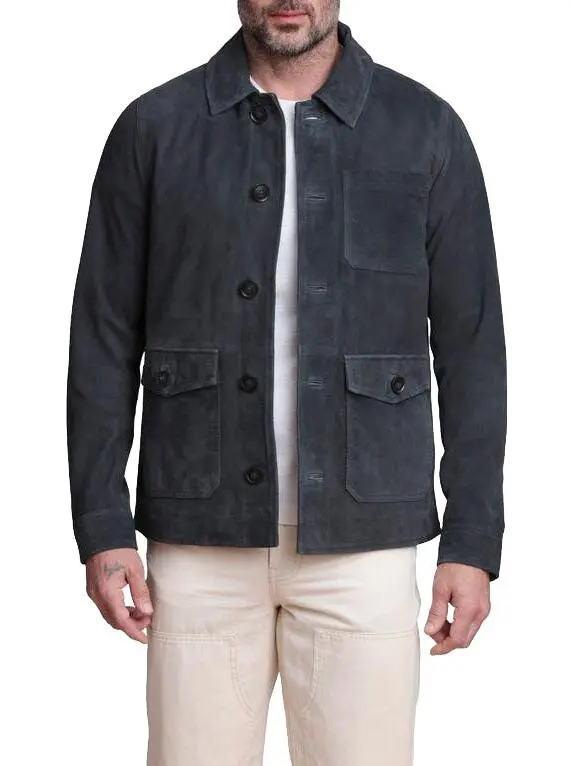 Bagatelle Suede Barn Jacket - Dusk