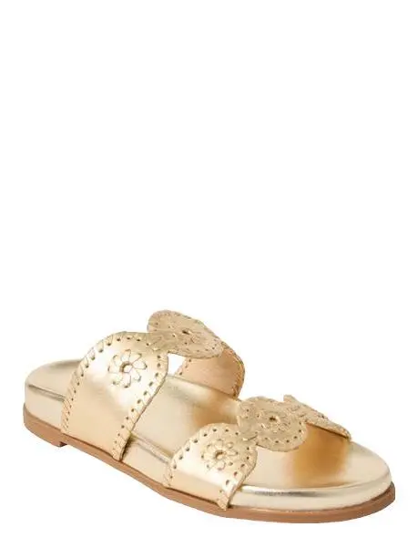 Jack Rogers Lauren Sport Sandals - Platinum