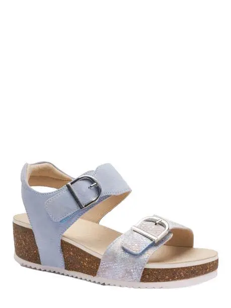 ARA Nova Platform Wedge Sandal - Cielo