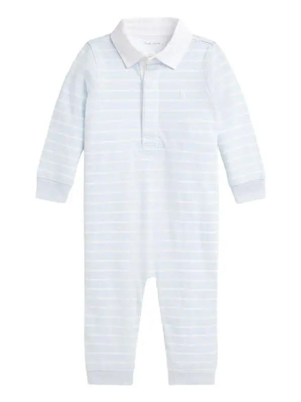 Ralph Lauren Rugby Cotton Jersey Coverall - Beryl Blue