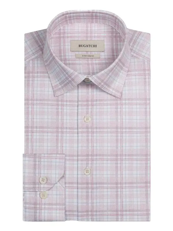 Bugatchi James Ooohcotton® Plaid Button-up Shirt - Pink