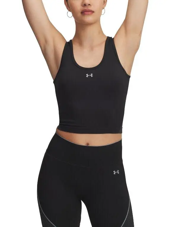Under Armour Vanish Seamless Tank - Black/steel/steel