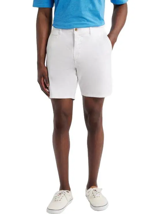 Johnnie-o Nassau Chino Shorts - White
