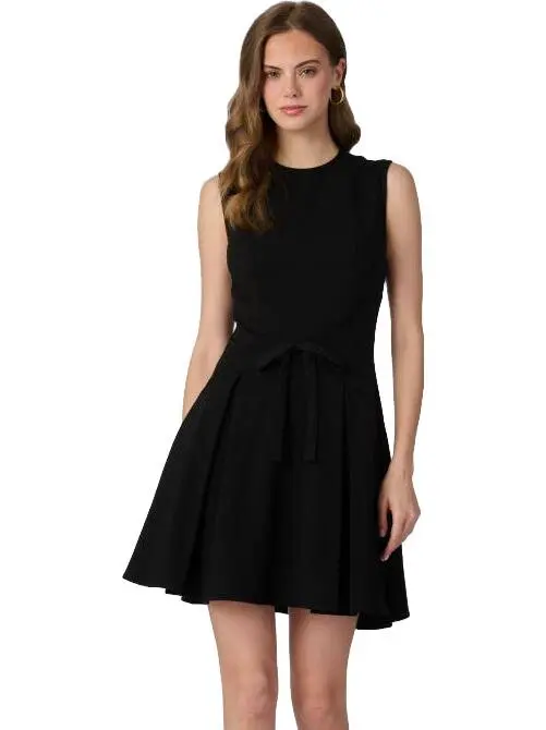 Shoshanna Heather Ponte Mini Dress - Jet