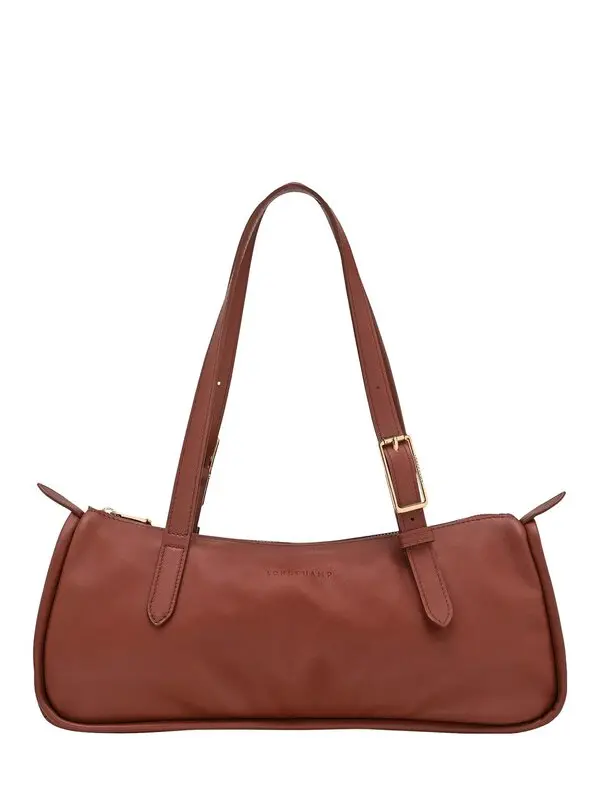 Longchamp East/west Leather Shoulder Bag - Tonka