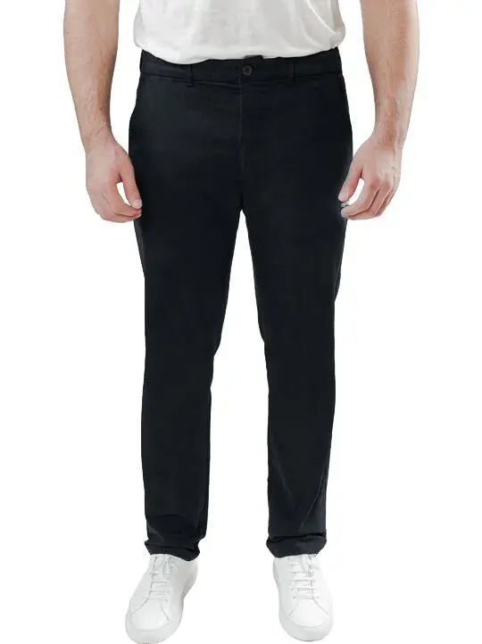 BRISK Ultraflex Slim Fit Chino - Black