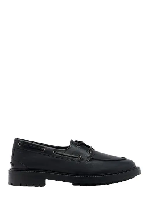 Bally B-lug Leather Derby - Black
