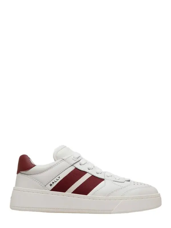 Bally Calf Leather Raise Sneakers - White
